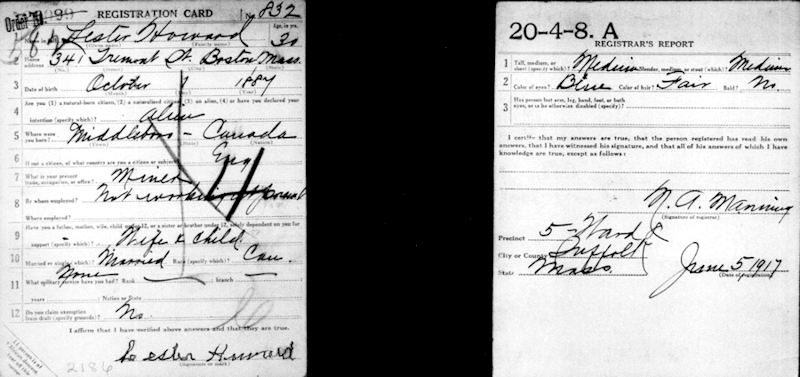 Nova Scotia Roots - HOWARD, Lester (22359)