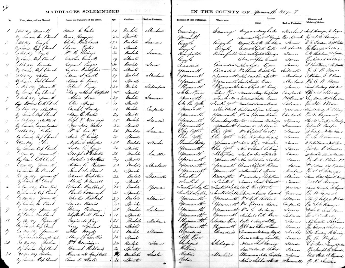 Nova Scotia Roots - HIBBARD, Hannah (28131)