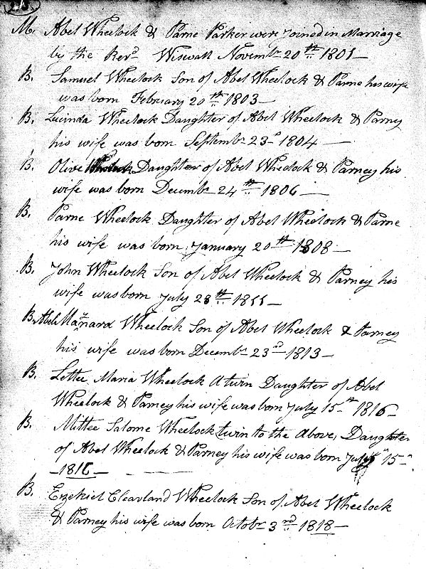 Nova Scotia Roots - WHEELOCK, John (4018)